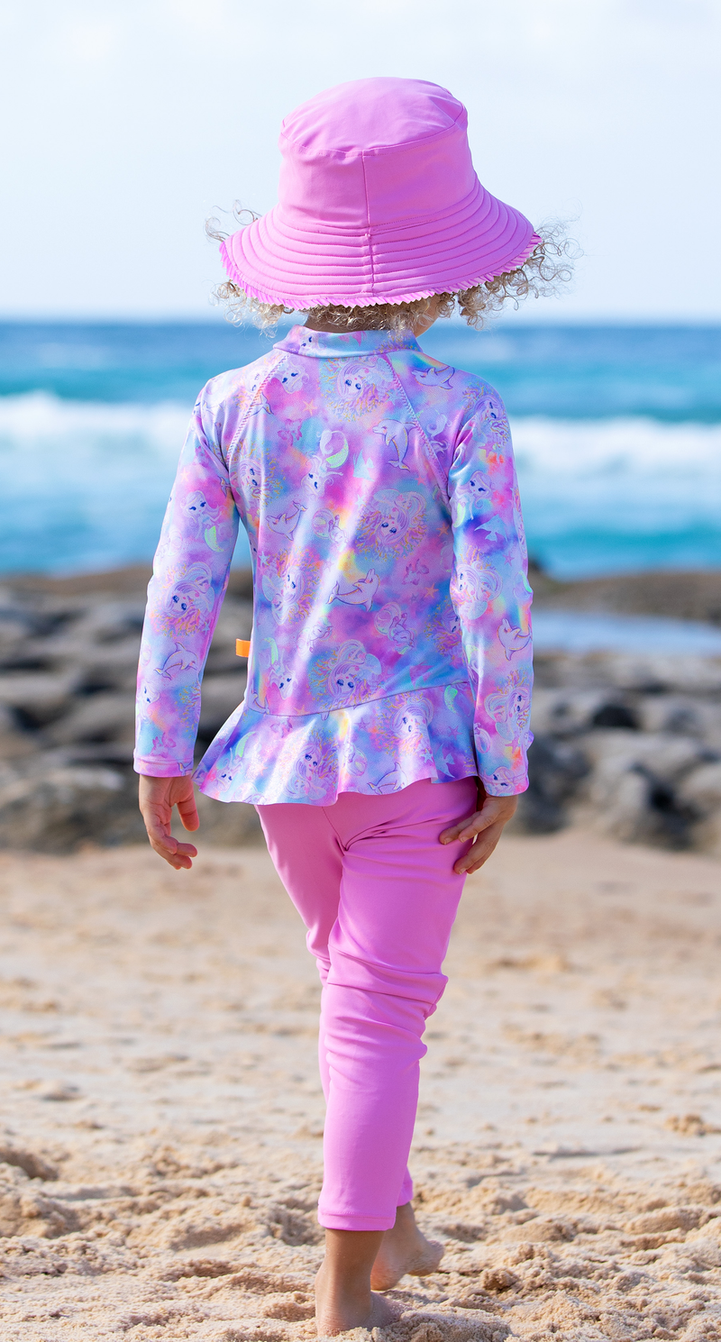 Salty Ink Little Girls Onesie - Miss Sea Princess - Splish Splash Swimwear