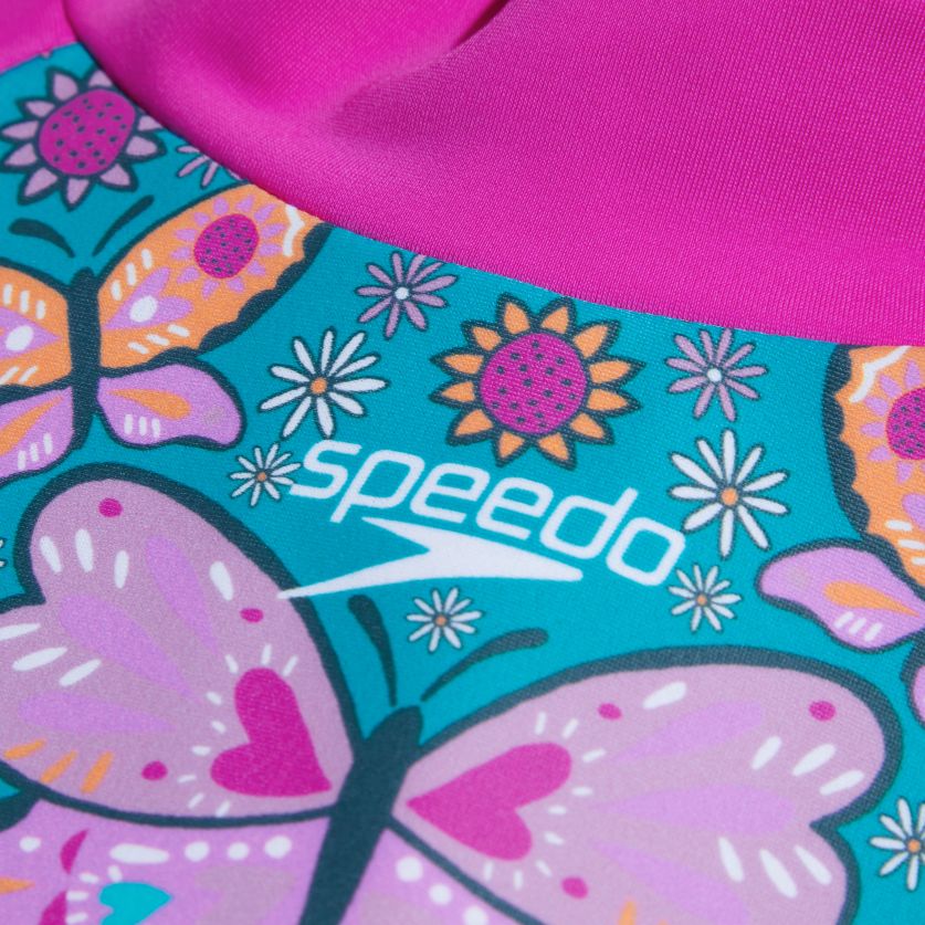 Speedo Toddler Girls Long Sleeve Rashie - Butterfly - Splish Splash ...