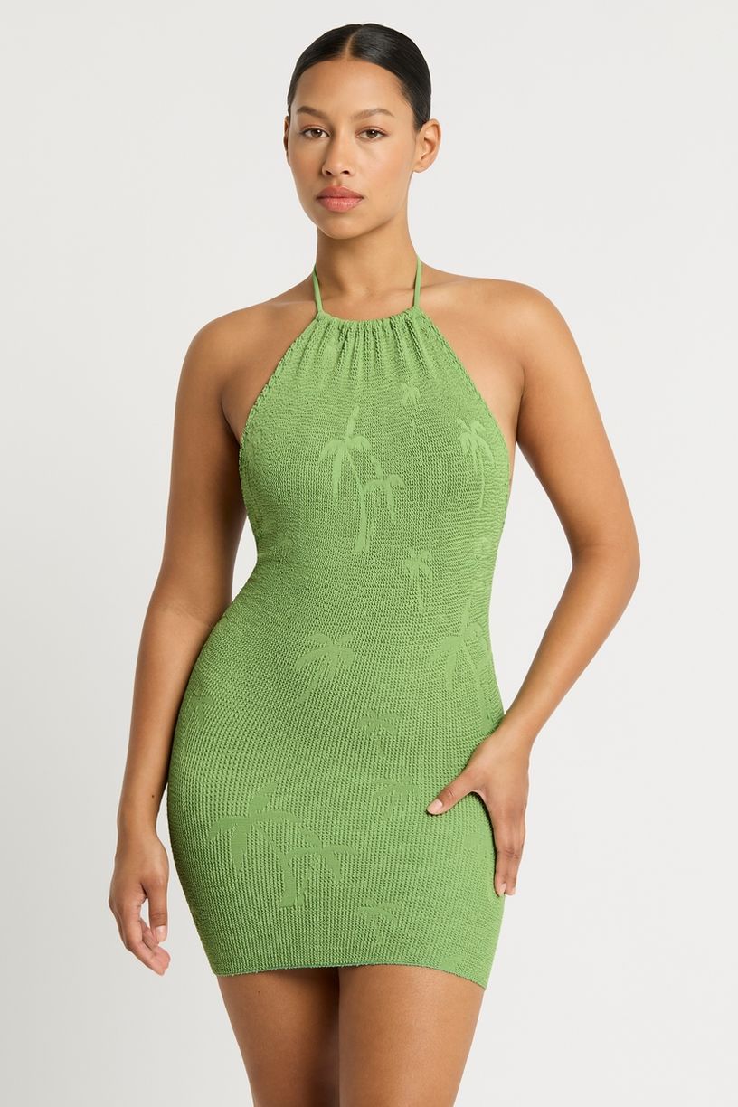 Bond-eye The Imogen Dress - Matcha Palm - Splish Splash Swimwear