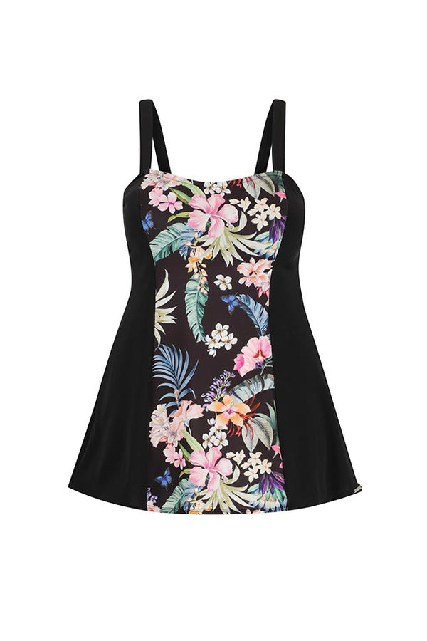 Capriosca Wide Strap Swim Dress (no pant) - Carnival - Splish Splash ...