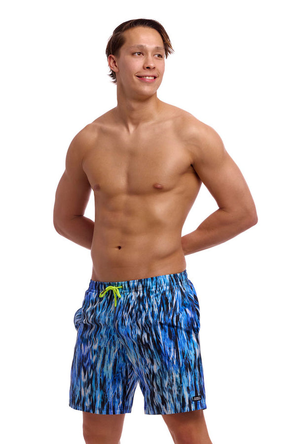Funky Trunks Mens Long Johnny Shorts - Wing Streak - Splish Splash Swimwear