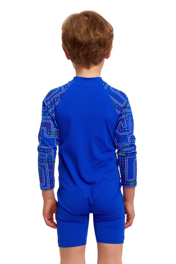 Funky Trunks Toddler Boys Go Jump Suit Much Munchies - Splish Splash ...