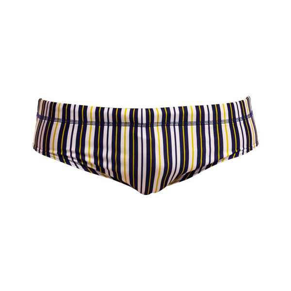 Funky Trunks Mens Classic Brief - Admiralty Stripe - Splish Splash Swimwear