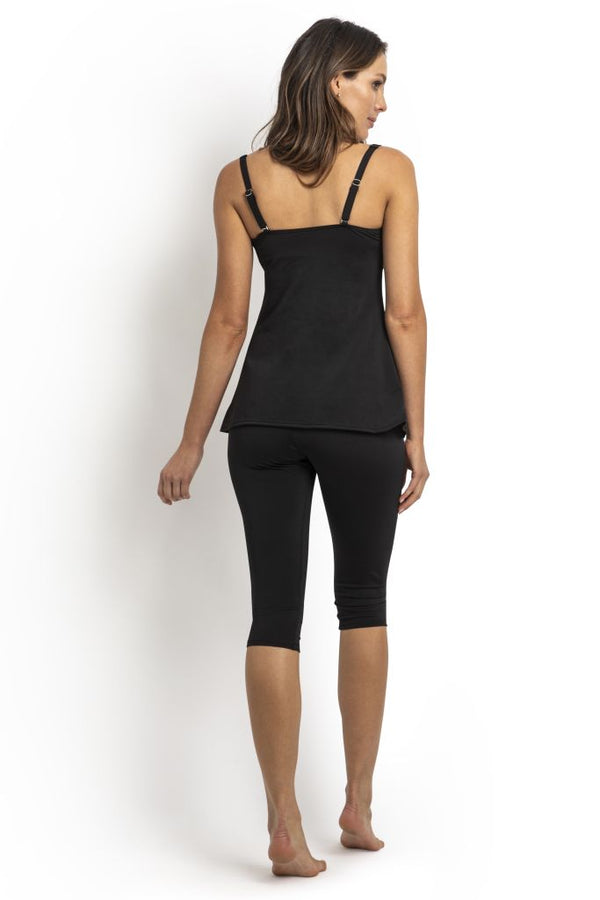 Poolproof Bottom Swim Pant - Capri Navy - Splish Splash Swimwear