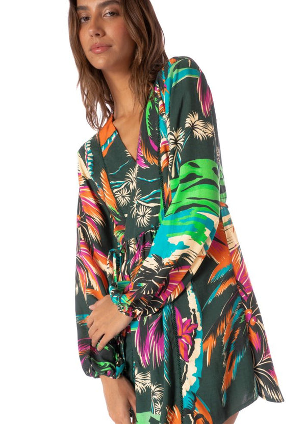 Maaji Fleur Tunic Dress - Funky Fiesta - Splish Splash Swimwear