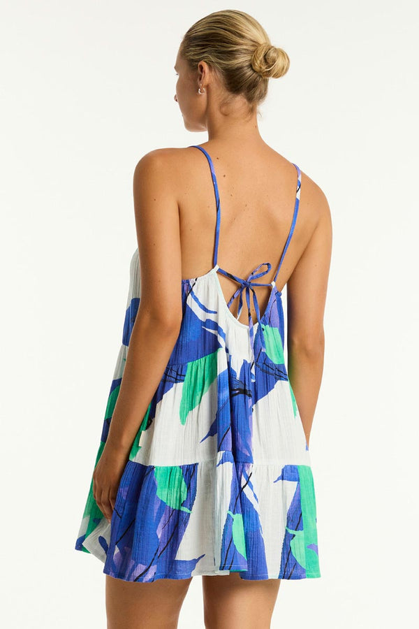 Sea Level Tie Back Short Sundress - Sublime - Splish Splash Swimwear