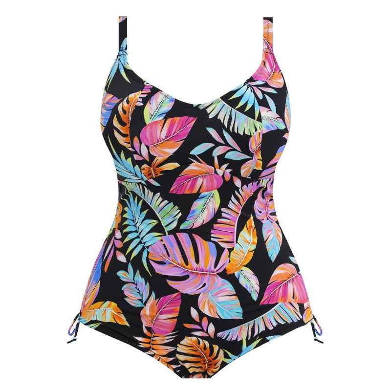 Elomi Non Wired Swimsuit - Tropical Falls Black - Splish Splash Swimwear