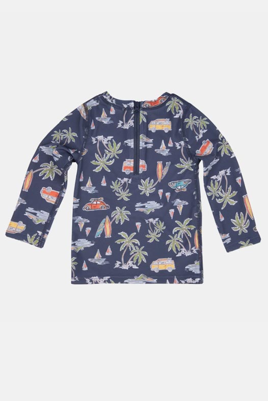 Toshi Swim Baby Rashie Long Sleeve Classic - Surf Twilight - Splish ...