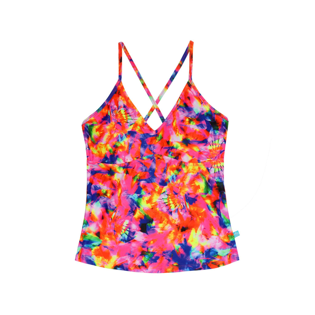 Salty Ink Ladies Singlet Top - Ibiza Sunset - Splish Splash Swimwear