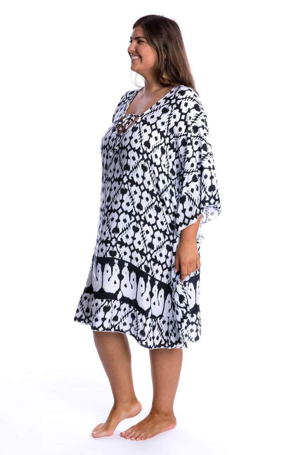 Capriosca Full Moon Kaftan - Black - Splish Splash Swimwear